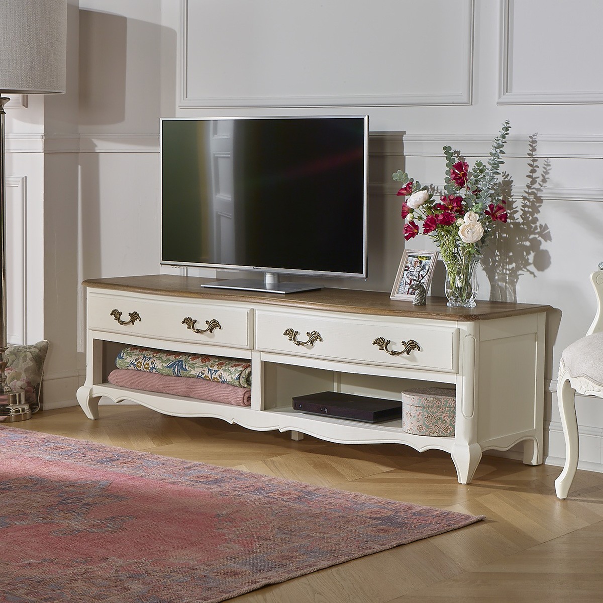 Shabby chic entertainment center store